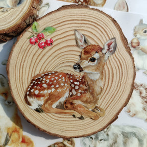 Waterproof Forest Animal Transfer Sticker 3 Sheets – ViVi Stationery
