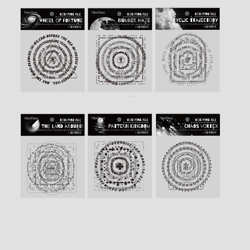 Wheel Of Fortune Round Sticker – ViVi Stationery