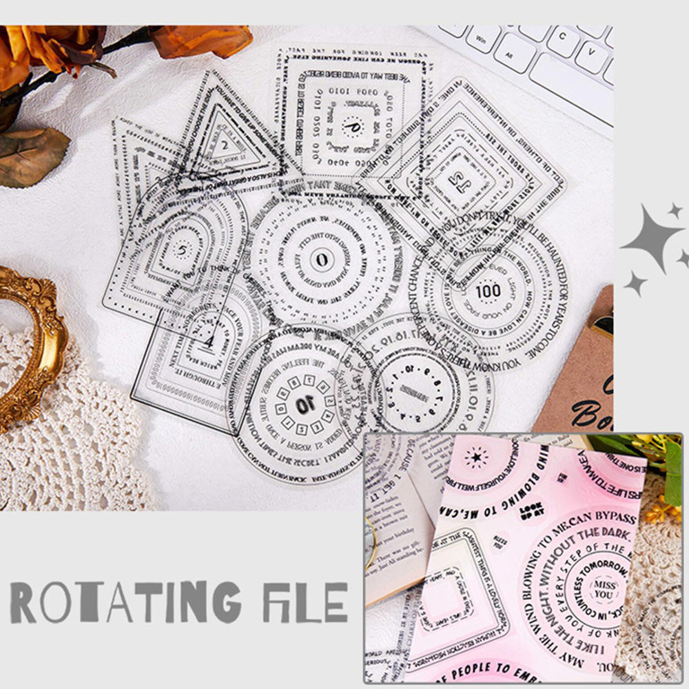 Wheel Of Fortune Round Sticker – ViVi Stationery