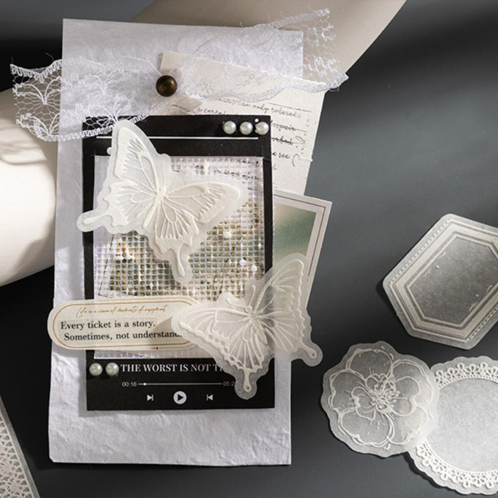 White Mist Washi Sticker – ViVi Stationery