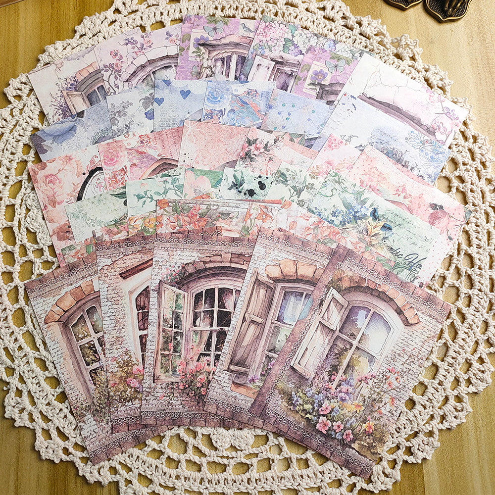 Window Theme Scrapbook Paper – ViVi Stationery