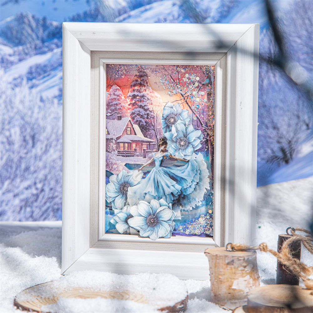 Winter Snow Scrapbook Paper – ViVi Stationery