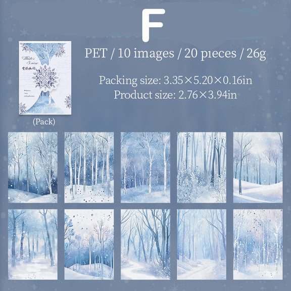 Winter Snow Sticker – ViVi Stationery