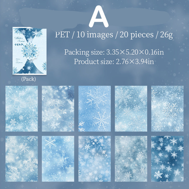 Winter Snow Sticker – ViVi Stationery