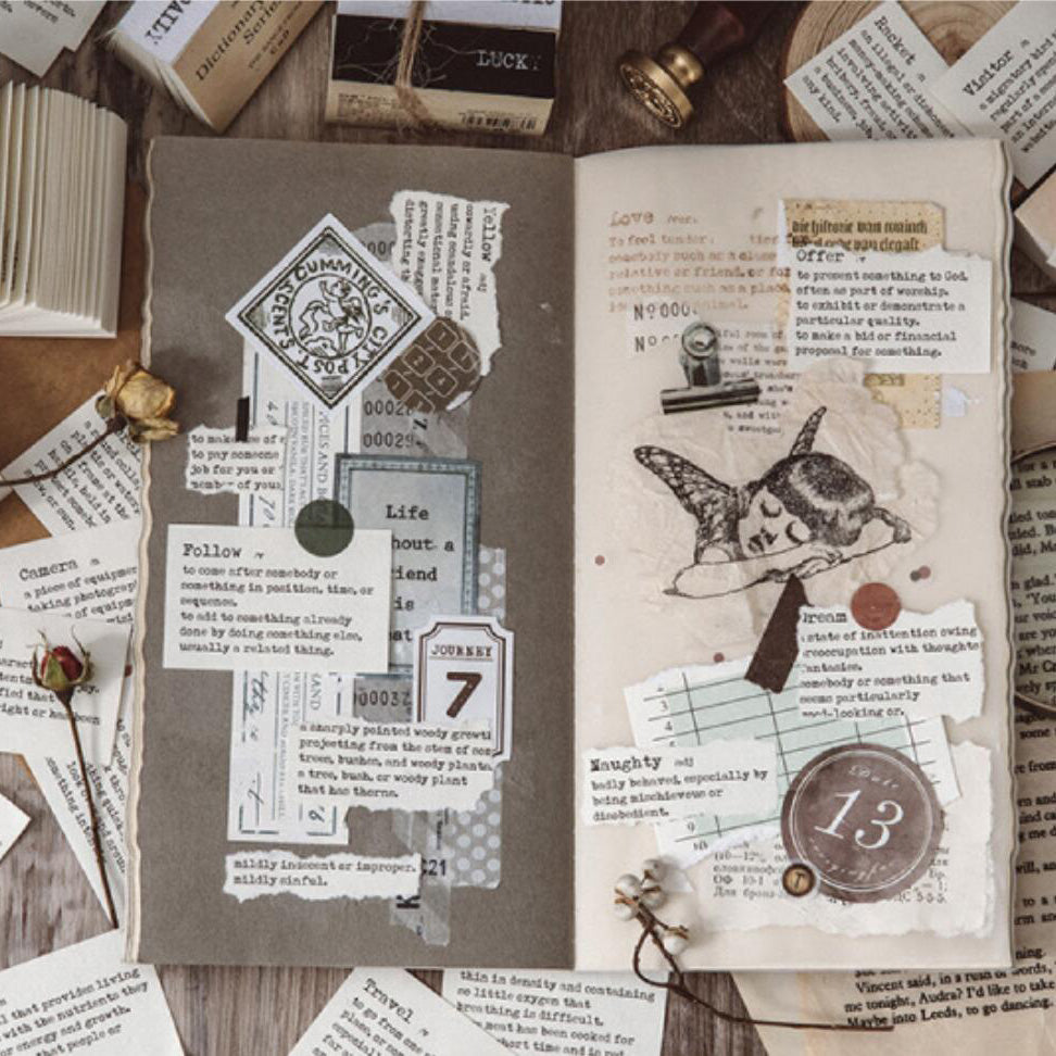 Words Dictionary Decorative Paper For Scrapbooking and Journaling ...