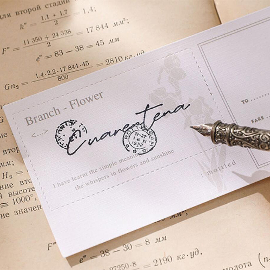 Light Vintage Notepaper for Scrapbooking and Art Journal – ViVi Stationery