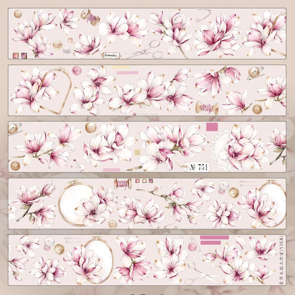 Yulan Flower PET Tape – ViVi Stationery