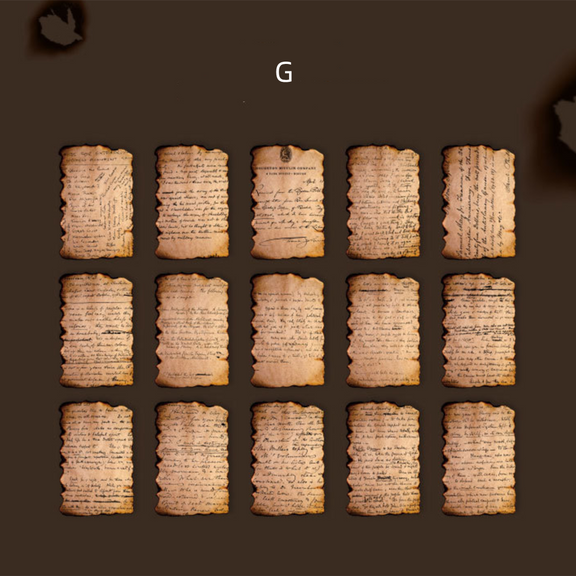 Vintage Burn Mark Paper for Junk Journal and Scrapbooking – ViVi Stationery