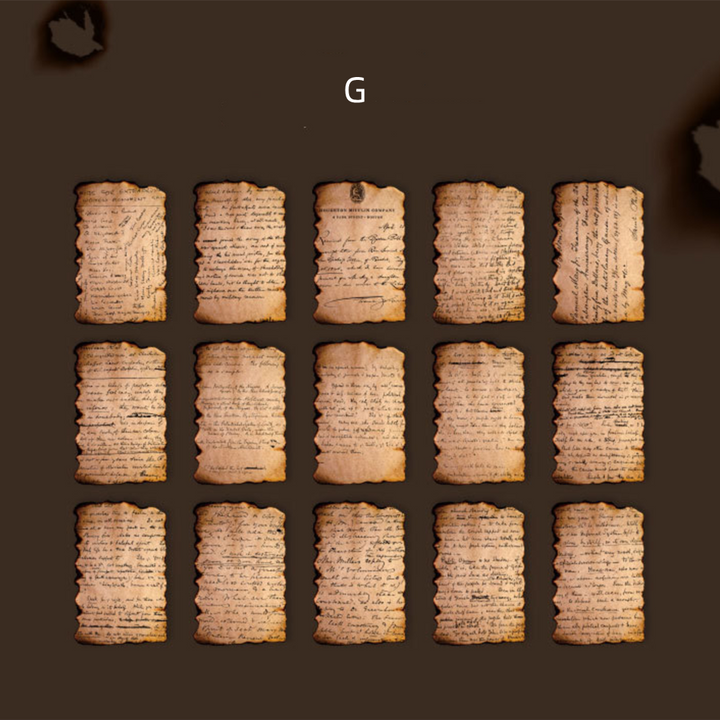 Vintage Burn Mark Paper for Junk Journal and Scrapbooking – ViVi Stationery