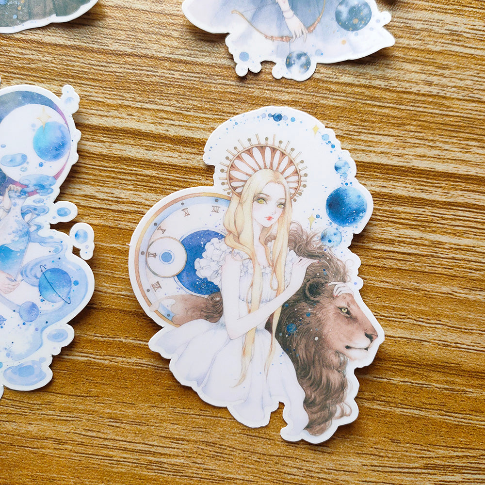 MING Zodiac Girl Stickers for Scrapbooking and Art Journal – ViVi ...