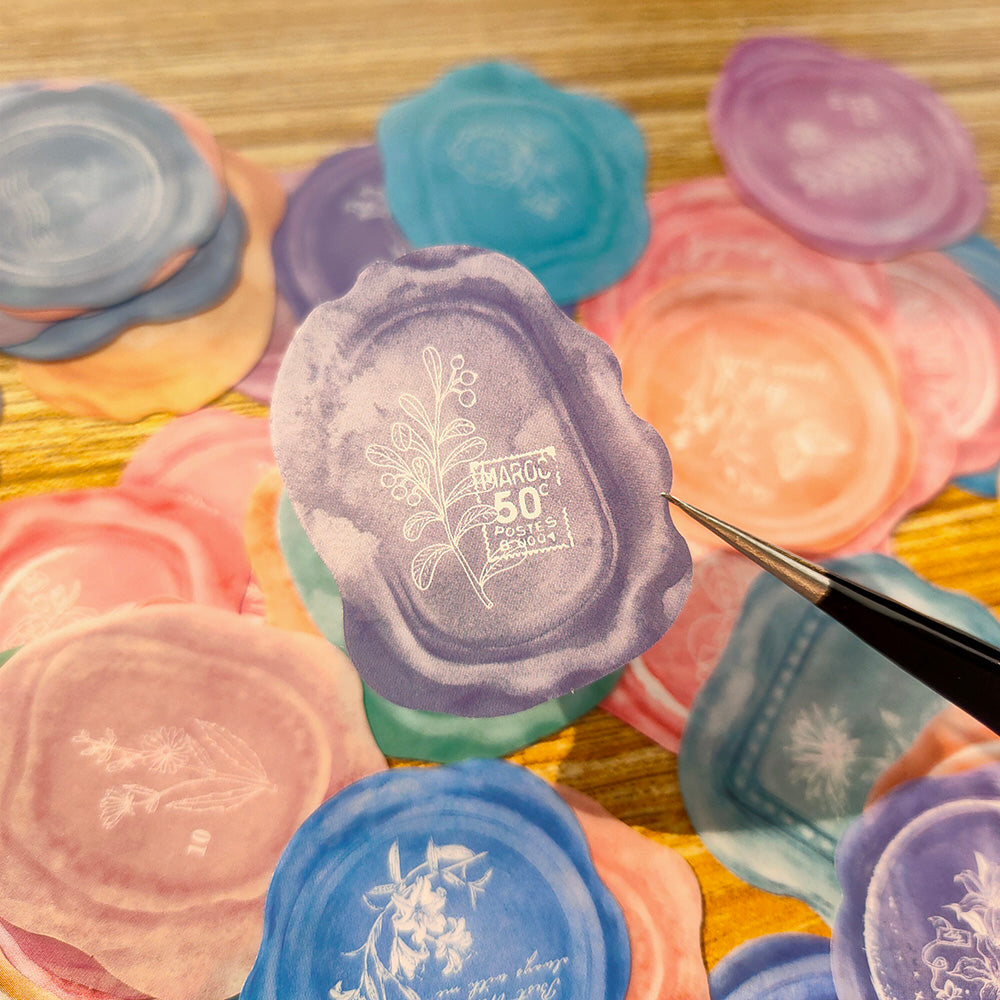 Wax Seal Theme Sticker for Scrapbooking and Art Journal – ViVi Stationery