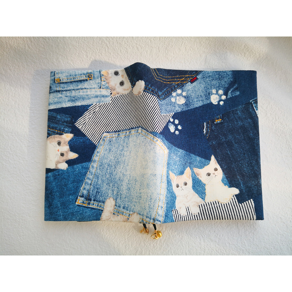 Cute Cat Fabric Journal Notebook Cover – ViVi Stationery