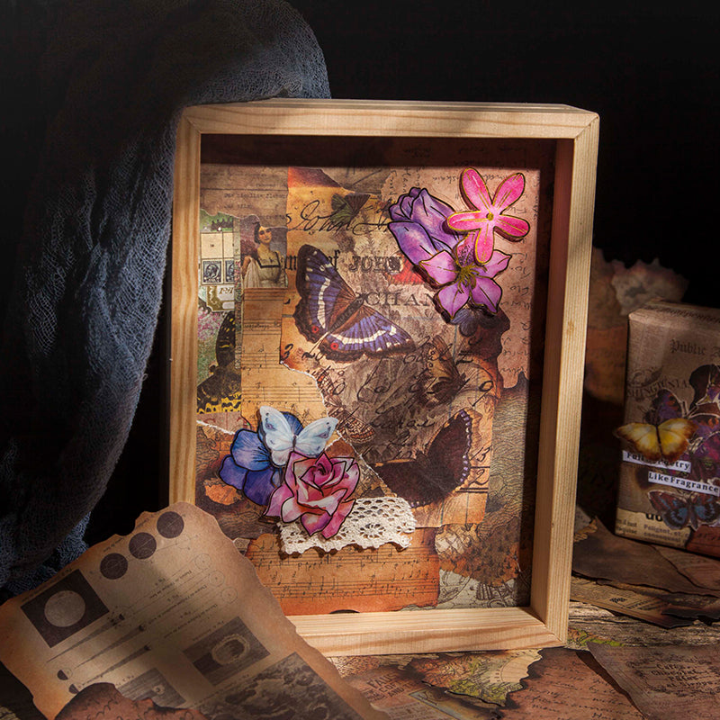 Vintage Burn Mark Paper for Junk Journal and Scrapbooking – ViVi Stationery