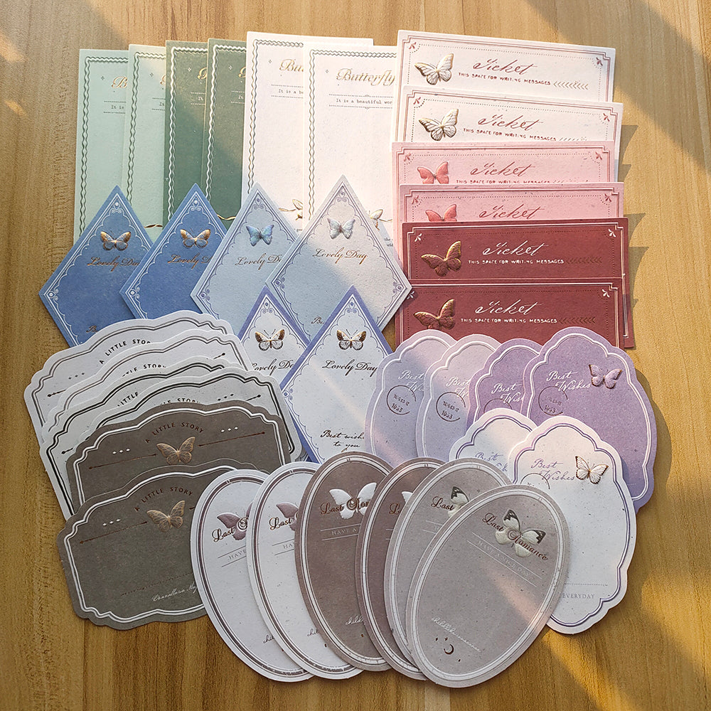 MO CARD Letter From Butterfly Scrapbook Paper for Art Journal – ViVi ...