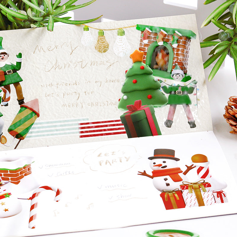 CARDLOVER Christmas Stickers 40PCS for Scrapbooking and Card Making ...