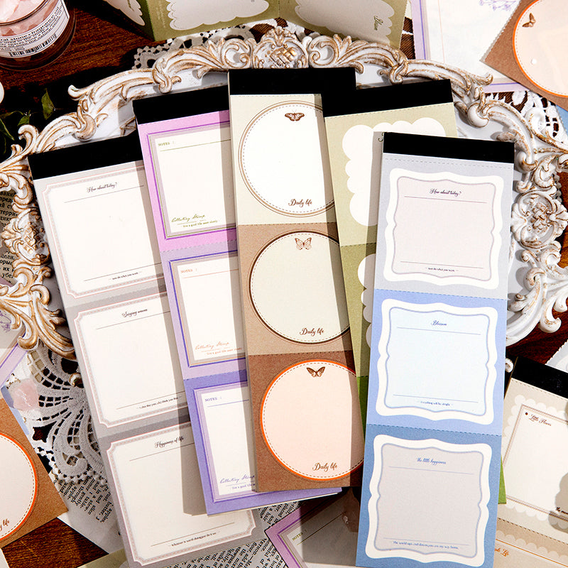 MGZC Time Hertz Decorative Notepad for Scrapbooking and Art Journal ...