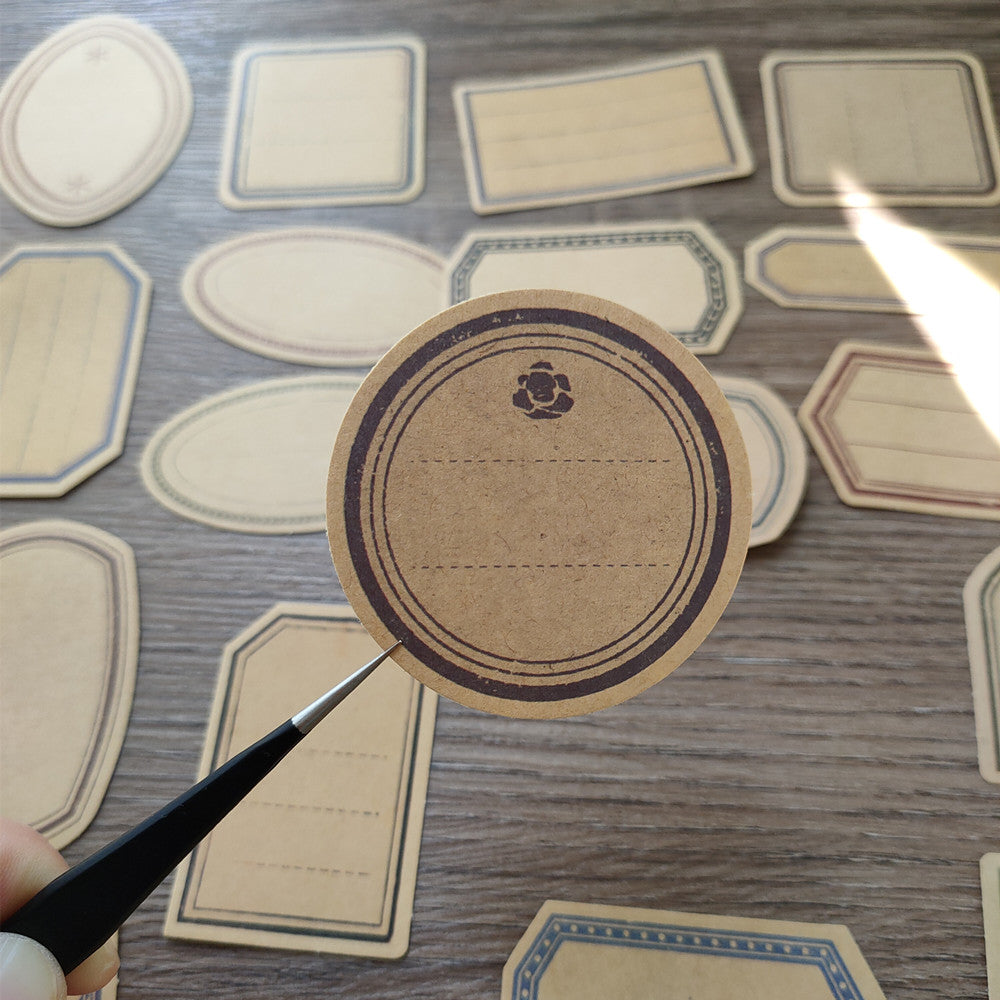 Vintage Label Border Stickers for Junk Journal and Scrapbooking – ViVi ...