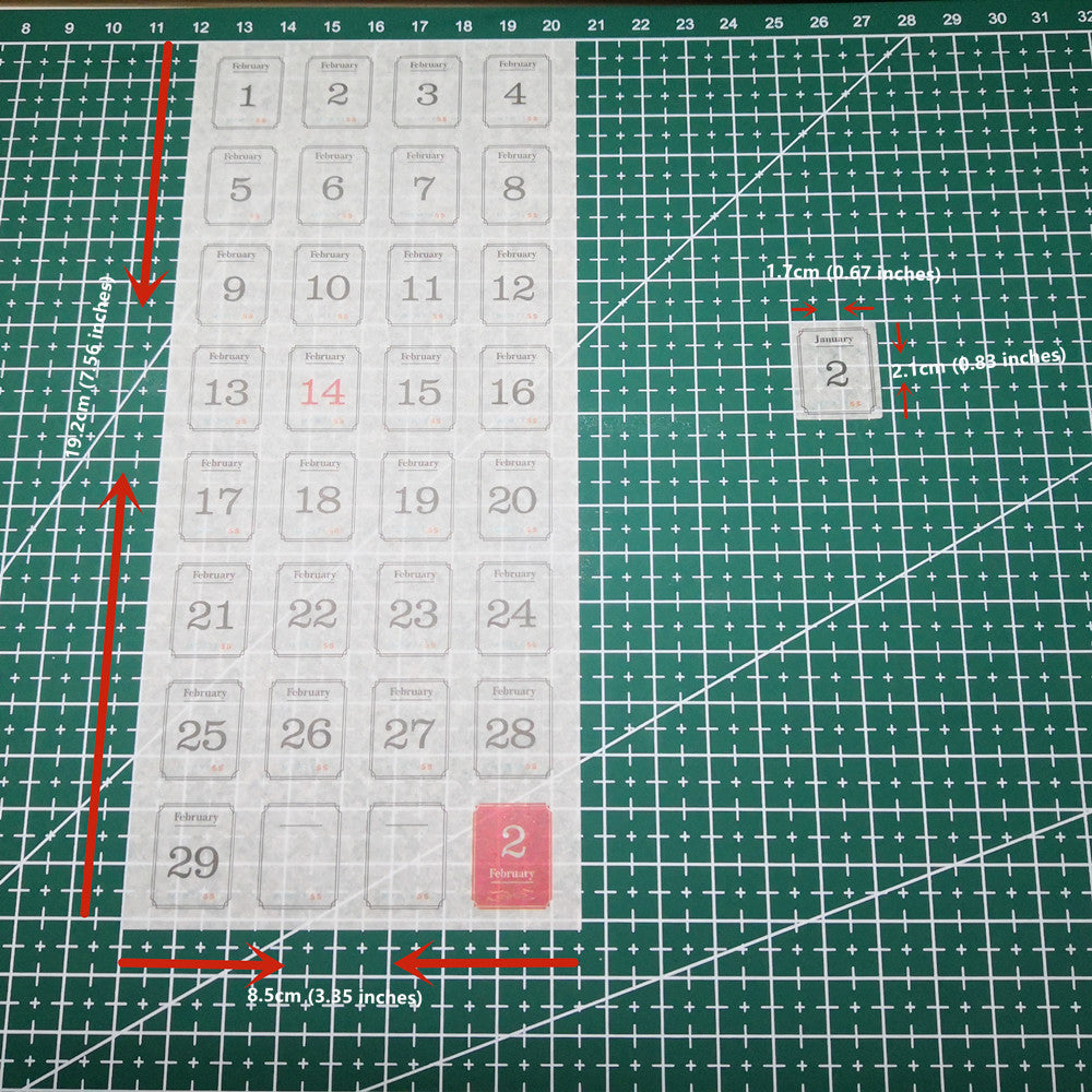 365 Day Calendar Stickers to Mark Specific Day for Daily Plan – ViVi ...