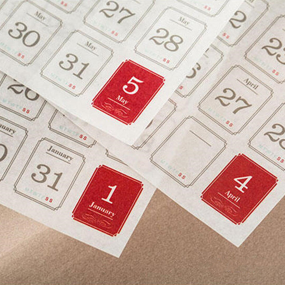 365 Day Calendar Stickers to Mark Specific Day for Daily Plan – ViVi ...