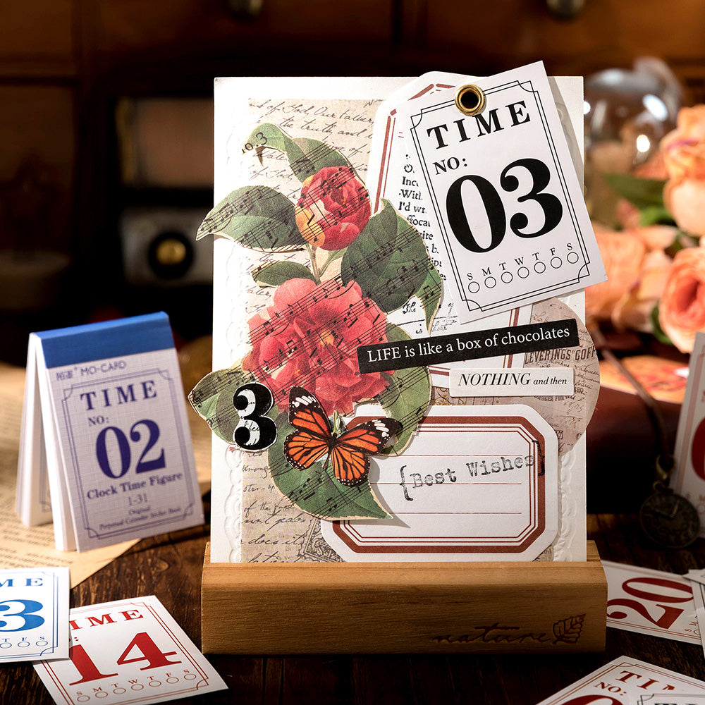 Calendar Sticker Book for Scrapbooking and Art Journal – ViVi Stationery