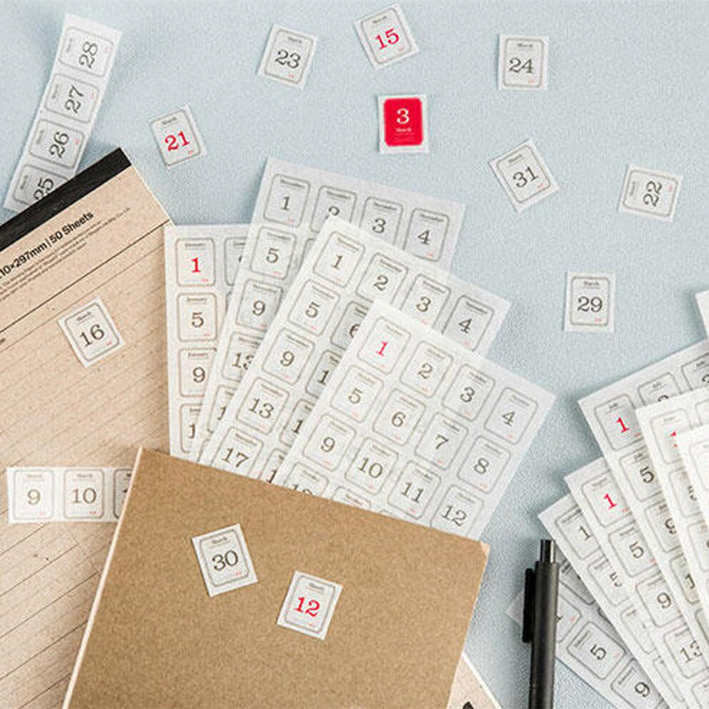 365 Day Calendar Stickers to Mark Specific Day for Daily Plan – ViVi ...