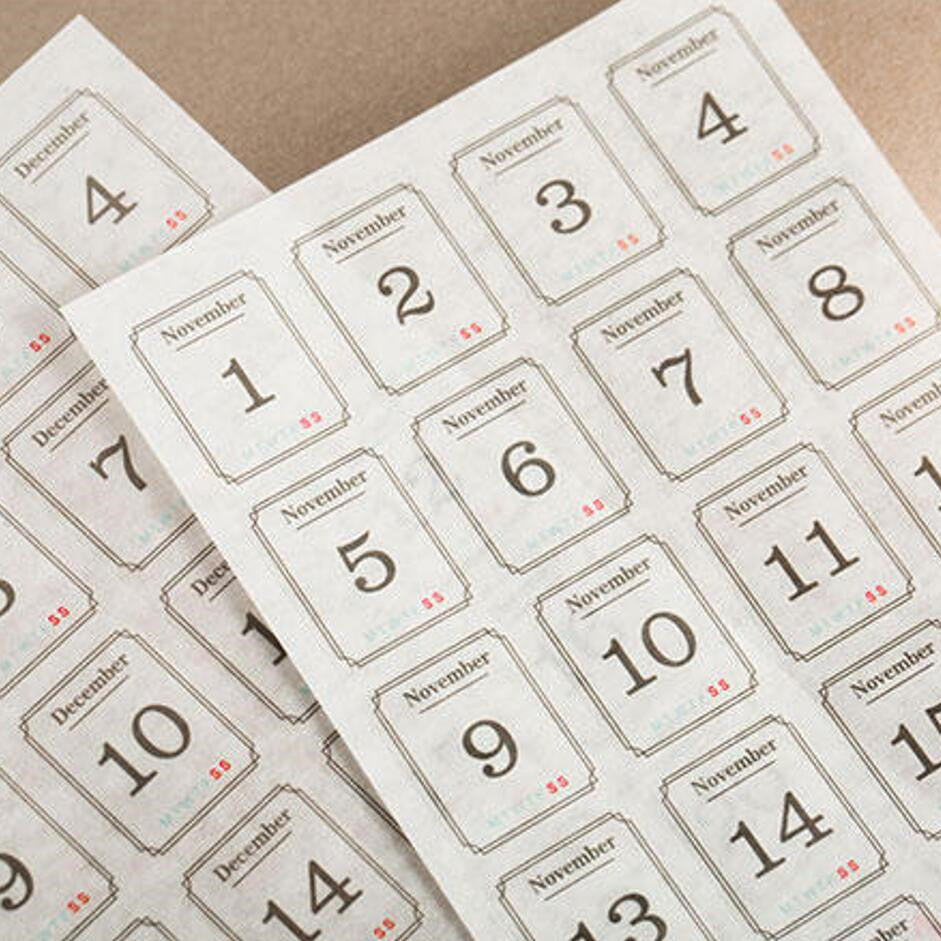 365 Day Calendar Stickers to Mark Specific Day for Daily Plan – ViVi ...