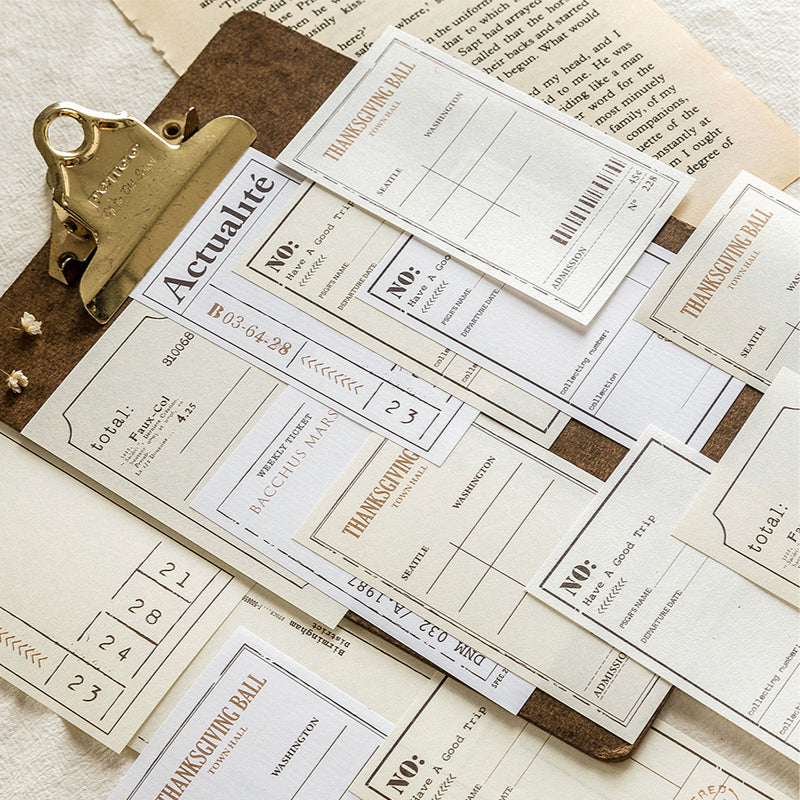 MOCARD Messenger of Memory Memo Papers for Scrapbook and Collage ...