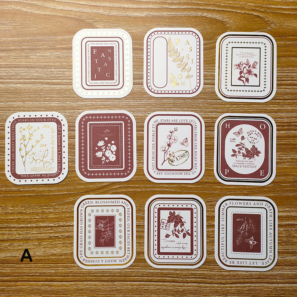 Embossed Gold Frame Sticker for Scrapbooking and Journaling – ViVi ...