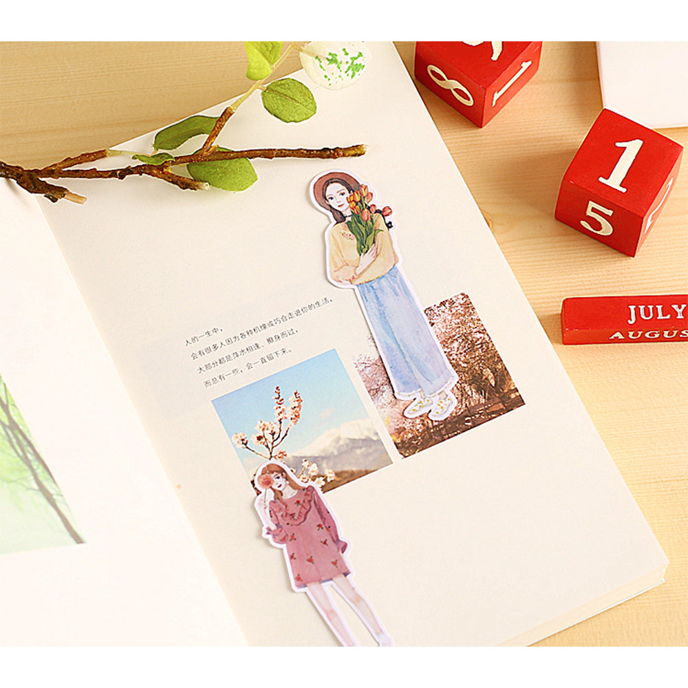 Sweet Girl Stickers 19PCS for Scrapbook, Journaling, Card, and Diary ...