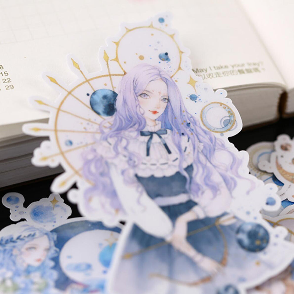 MING Zodiac Girl Stickers for Scrapbooking and Art Journal – ViVi ...