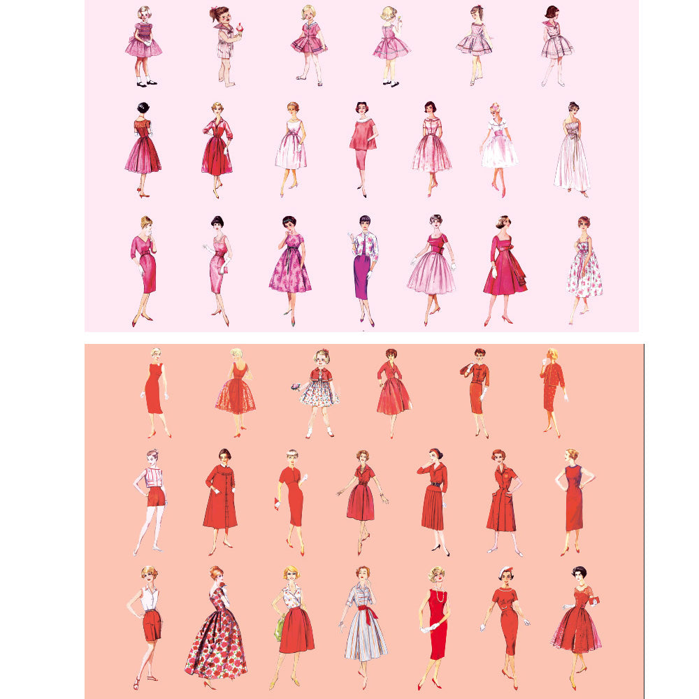 Fashion Magazine Women Stickers 120PCS for Scrapbook and Collage ...