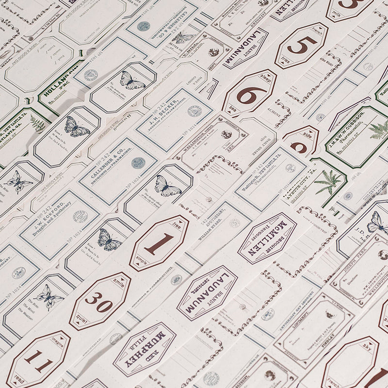 Label Theme Decorative Memo Papers for Scrapbook and Junk Journal ...