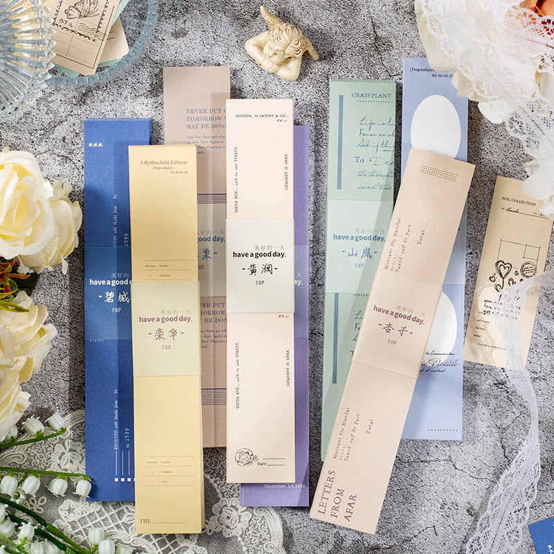 Long Memo Papers 80PCS for Scrapbook and Art Journal Paper Crafts ...