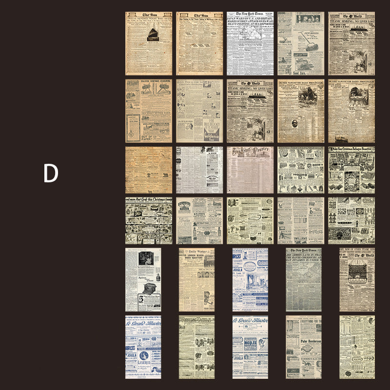 MOKING Time Traveler Scrapbook Papers 60PCS for Junk Journal – ViVi ...