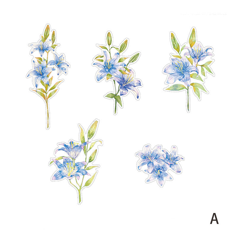 Vintage Big Size Flower Stickers for Scrapbook and Art Journal – ViVi ...