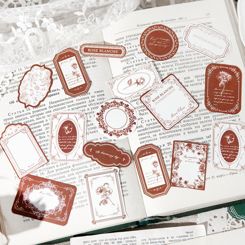 YANJI Vintage Label Stickers for Scrapbooking and Art Journal – ViVi ...