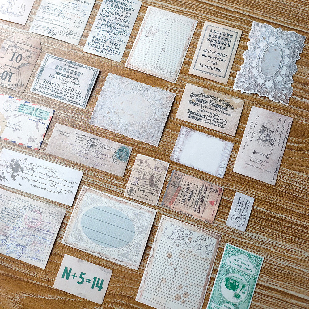 JU Vintage Coffee Stains Art Journal Sticker – ViVi Stationery