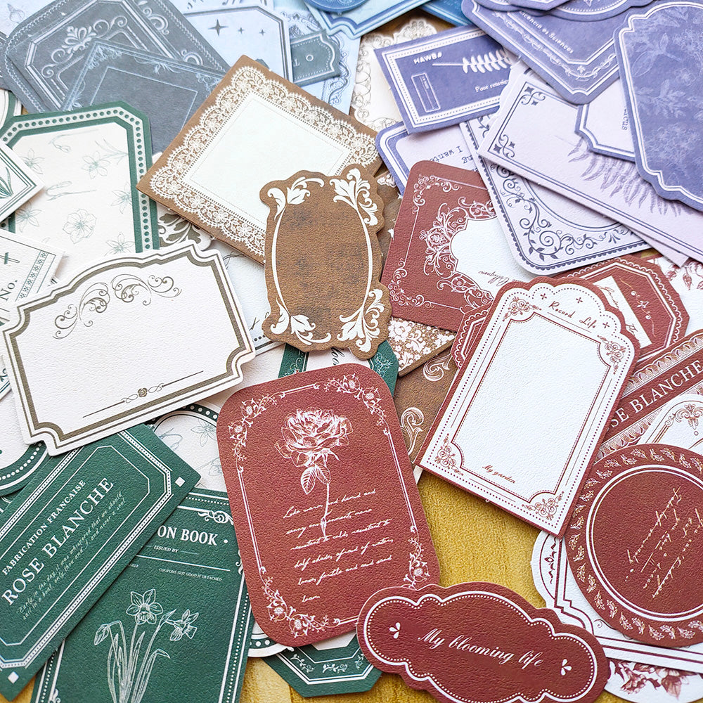 YANJI Vintage Label Stickers for Scrapbooking and Art Journal – ViVi ...