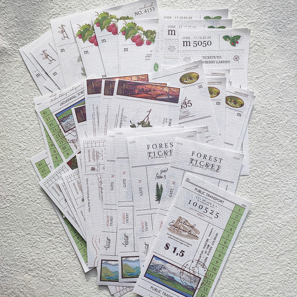Memories of Norman Memo Papers for Scrapbook and Collage Journal – ViVi ...
