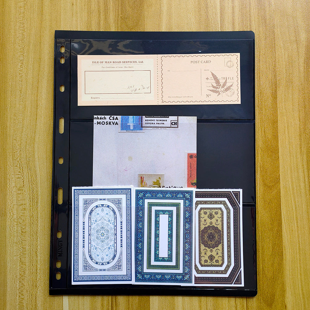 Organizer Sheets Black Double Sided for Scrapbook Paper and Sticker ...