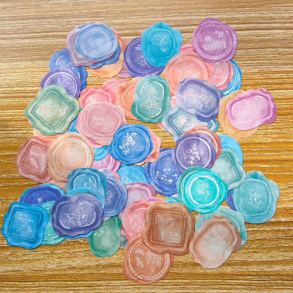 Wax Seal Theme Sticker for Scrapbooking and Art Journal – ViVi Stationery