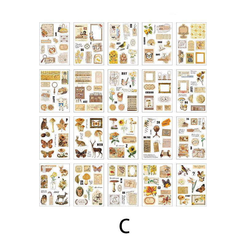 PET Sticker Book 20 Sheets for Scrapbook and Collage Journal – ViVi ...