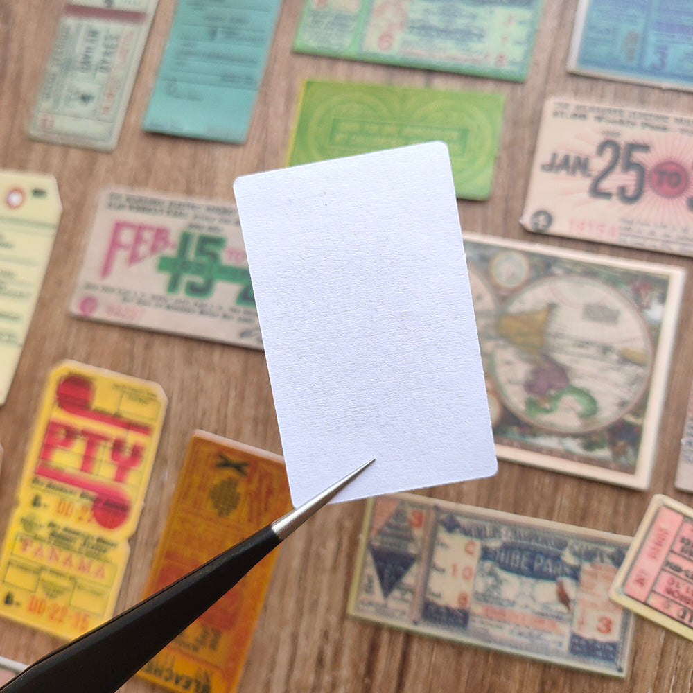 Vintage Style Decorative Ticket Stickers – ViVi Stationery