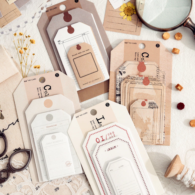 MOCARD Label Stickers 30PCS for Scrapbooking and Art Journal – ViVi ...