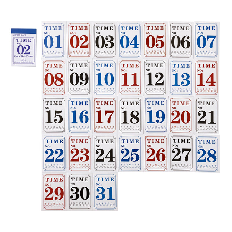 Calendar Sticker Book for Scrapbooking and Art Journal – ViVi Stationery