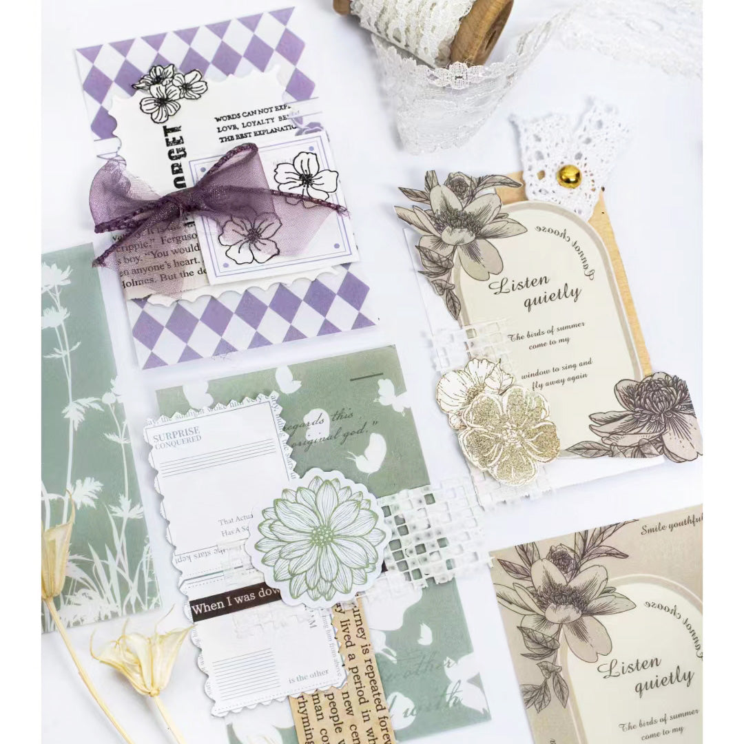 Botanical Vellum Sticker for Scrapbooking and Art Journal – ViVi Stationery