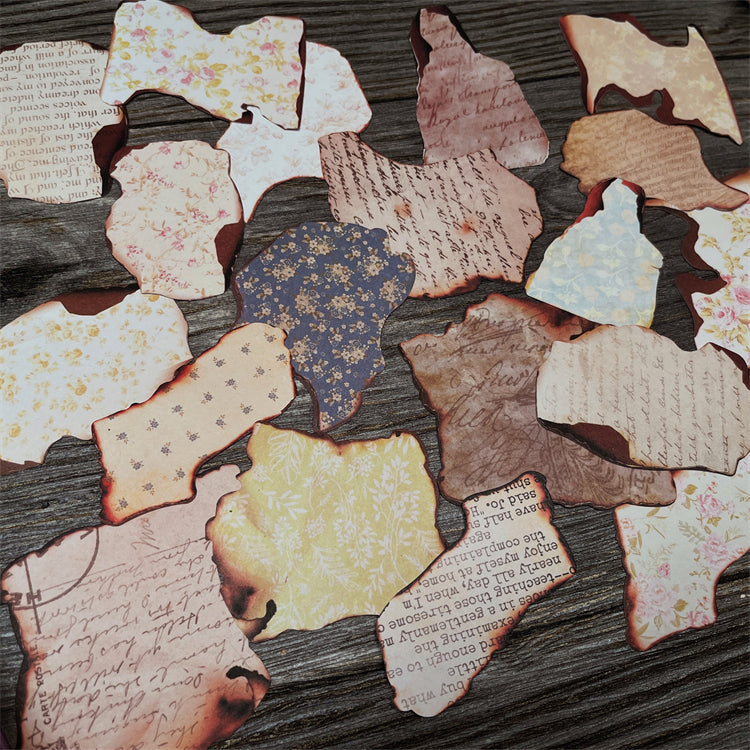 Vintage Burnt Edge Stickers for Junk Journal and Scrapbook – ViVi ...