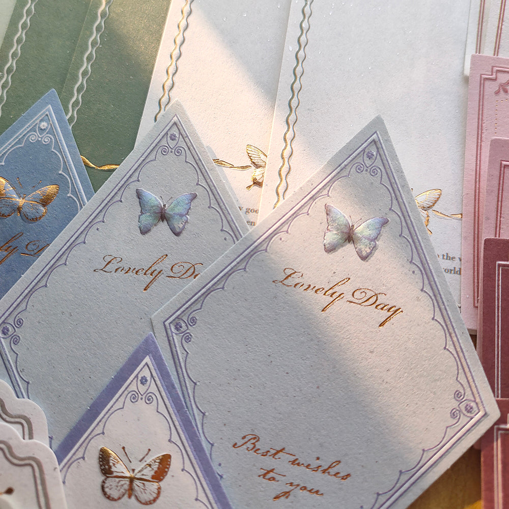 MO CARD Letter From Butterfly Scrapbook Paper for Art Journal – ViVi ...