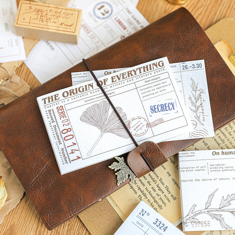 Vintage Memo Pad 30PCS for Scrapbook and Junk Journal – ViVi Stationery