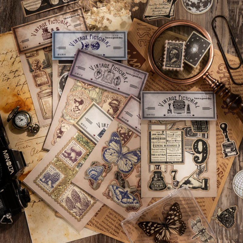 Vintage Pictorial Sticker for Scrapbooking and Junk Journal – ViVi ...